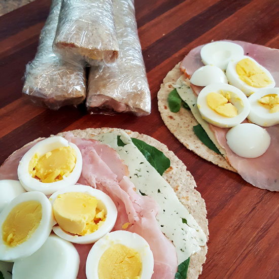 Grab & Go Breakfast Wraps